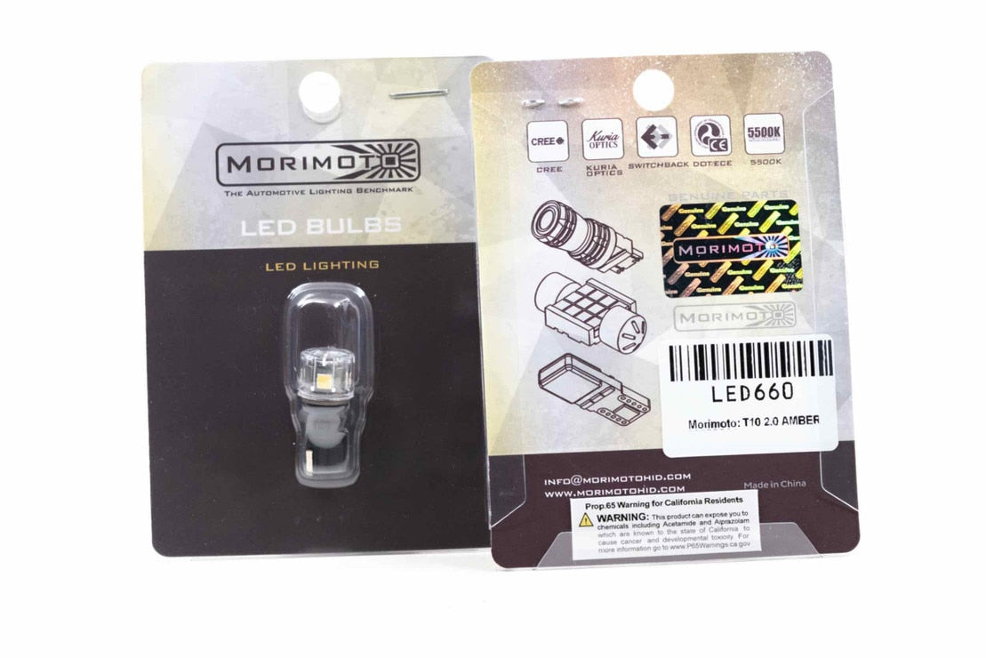 Morimoto LED650 T10/194: XB LED 3.0 Bulb (Single) LED – Ess K Customs