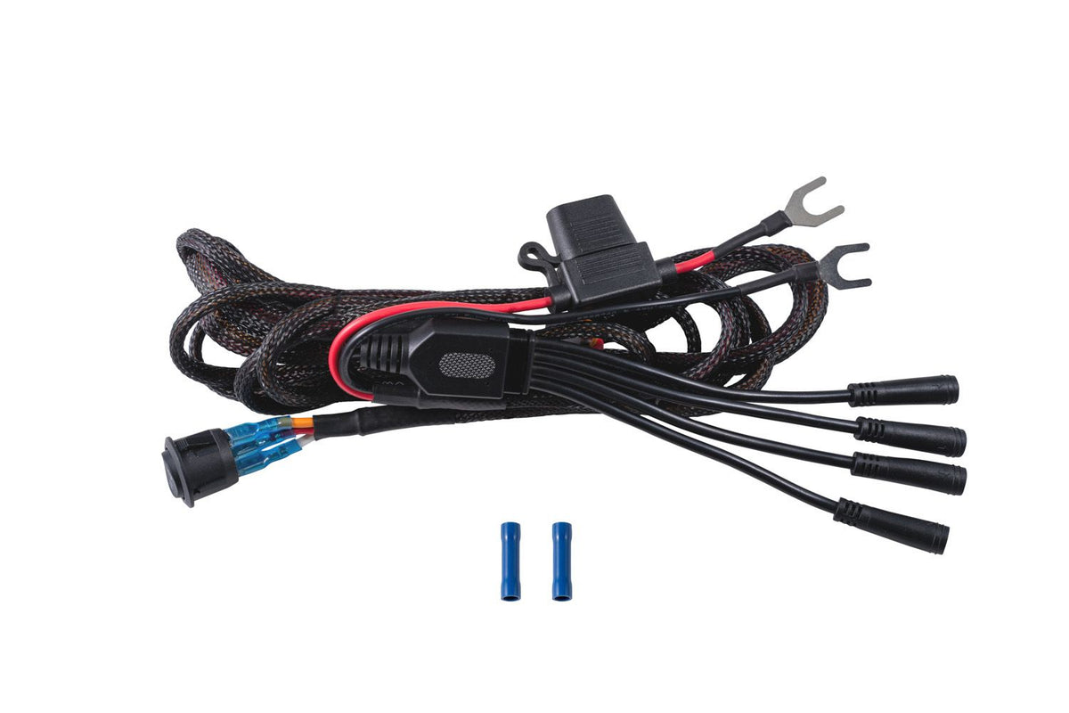 Stage Series Single-Color Rock Light M8 Wiring Harness – Ess K Customs